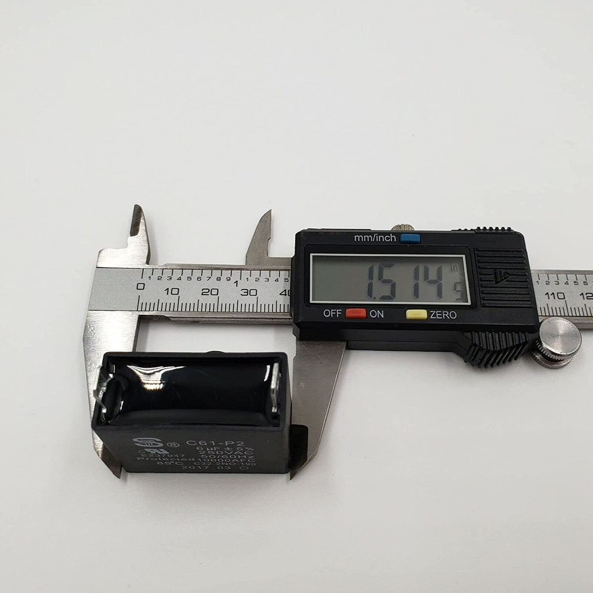 C61-P2 Capacitor 6uF 250VAC 50/60Hz 10000AFC C22.2NO.190 85 C – QXParts