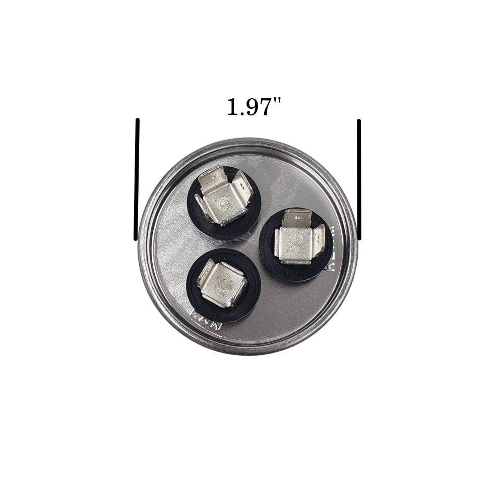 C65R Capacitor 45+5 uF ±5% Motor Round Dual Run 440VAC – QXParts